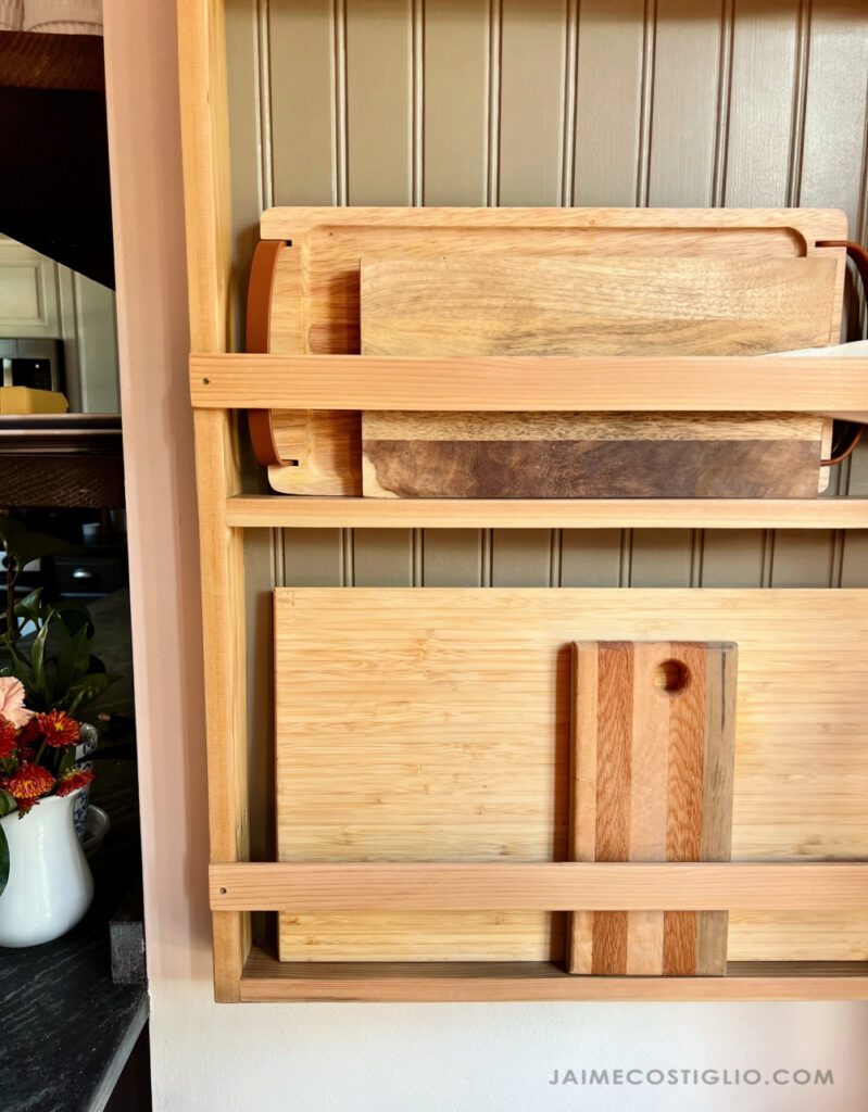 DIY Plate Rack - Jaime Costiglio